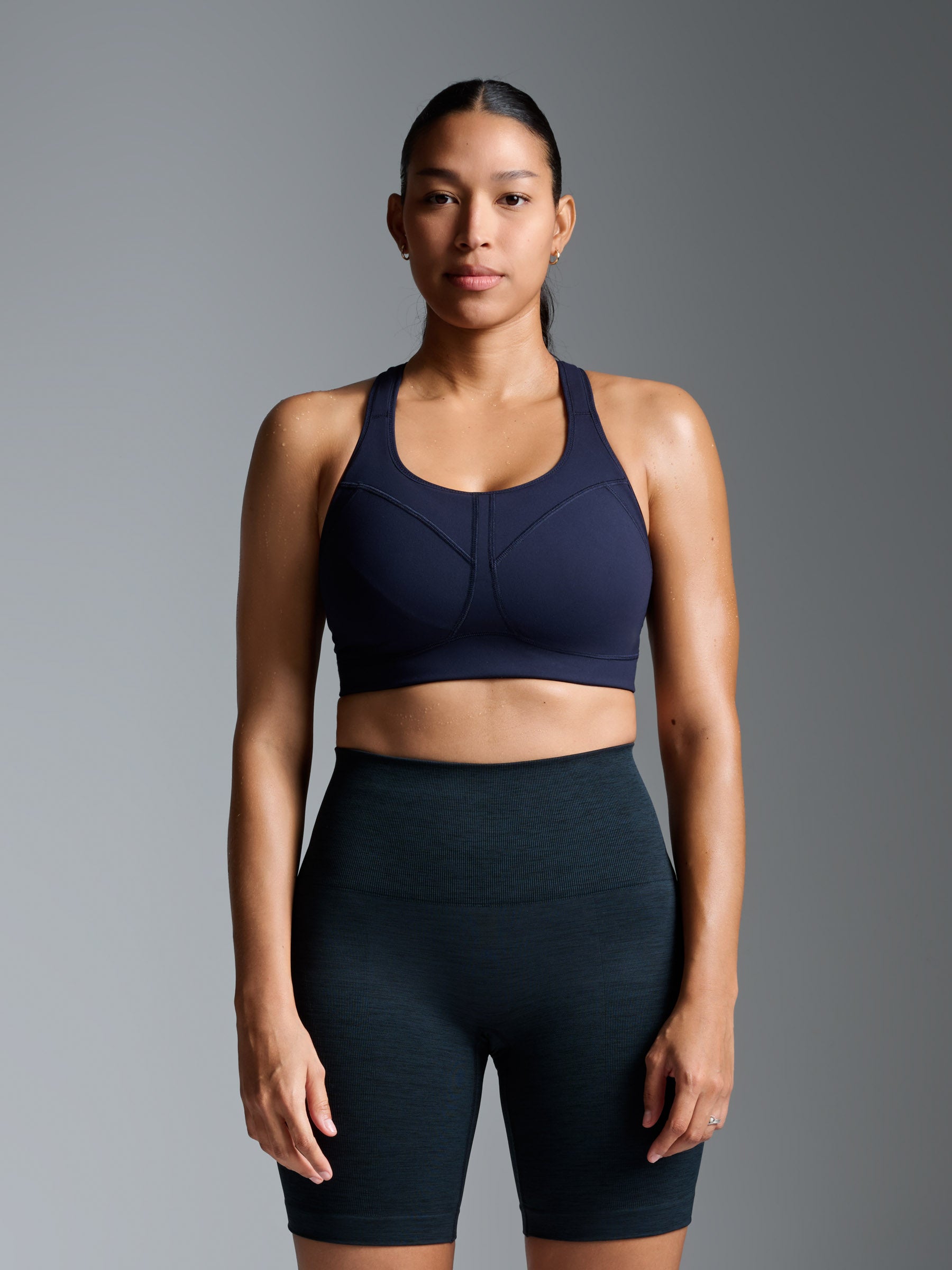 LOCKED + LOADED Sports Bra Deep Navy | LNDR AU